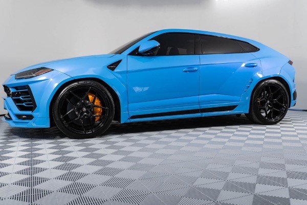 2021 LAMBORGHINI URUS NOVITEC WIDEBODY ANRKY WHEELS RARE BLU CEPHEUS 1/ ...